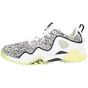 adidas Women's Codechaos 21 Primeblue Spikeless Golf Shoes, Grey One/Core Black/Pulse Lime, 9