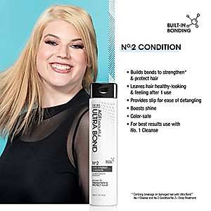 ULTRA BOND No. 2 Color-Safe Conditioner - Strengthen, Protect & Add Shine to Hair | Built-in Bonding Formula - Perfect for Lightened Hair, 10.1 Fl Oz