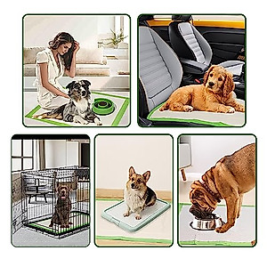 Gardner Pet Pee Pads for Dogs Extra Large 28"x34", XL Thicker ECO Green Disposable Xlarge Puppy Training Pads Super Absorbent Full Edge-Wrapping Pad for Dogs, Puppies, Doggie, Cats, Rabbits-(30 Count)