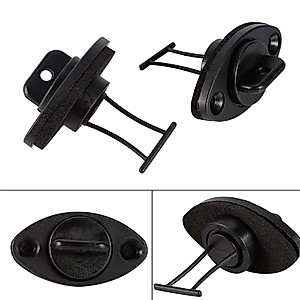 Health Gear Universal Drain Plug Kit, Boat Drain Plug Kit, 2 Plugs Bung with Screws for Canoe Boat Dinghy Kayak Boat Drain Holes Plugs Replacement Accessories