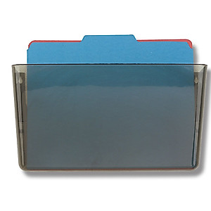 OIC Wall Files, Pockets and Accessories, Smoke (OIC21431), Letter