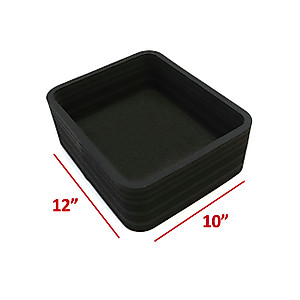 Polar Whale 3 Large Food Storage Organizers Bin Tray for Kitchen Pantry Refrigerator Freezer Cabinet Cupboard for Snacks Produce Pasta Vegetables Waterproof Washable 10" Wide x 12" Long - 3 Pack