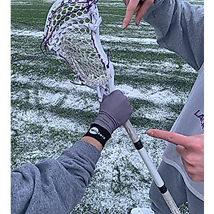 Wickers Lacrosse Glove Liners (Large, Gray)