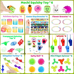 120 Pcs Prefilled Easter Eggs with Toys Inside, Pre Filled Plastic Easter Eggs Bulk for Easter Egg Hunt Supplies, Easter Party Favors, Easter Basket Stuffers Filler, Pre Stuffed Easter Eggs for Kids