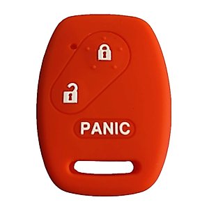 Rpkey Silicone Keyless Entry Remote Control Key Fob Cover Case protector Replacement Fit For Honda Accord Crosstour CR-V CR-Z Civic Fit Insight Odyssey Ridgeline N5F-S0084A CWTWB1U545(gules)