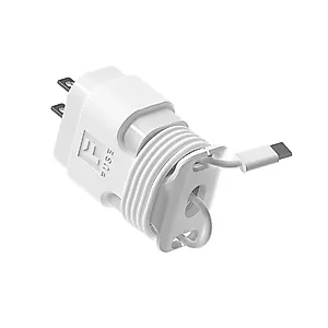 The Snap Back Charger Winder Compatible with Apple 20W/18W USB-C Chargers for Travel and Cable Management