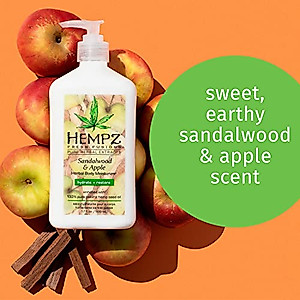 Hempz Sandalwood & Apple Herbal Body Moisturizer, 17 Fl Oz (Pack of 1)