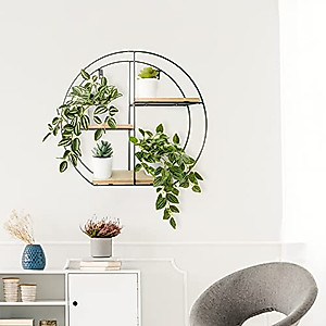 CEWOR Fake Plants,2 Pack,Realistic Artificial Hanging Plants,Faux Peperomia Watermelon Plants,Indoor Outdoor Decor