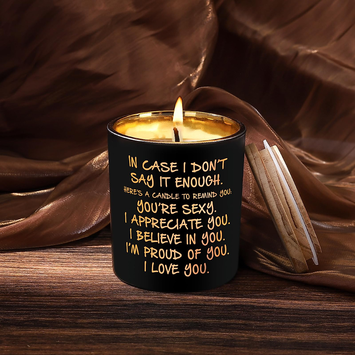 Candles Gifts for Him Men Romantic Unique Husband Gifts for Fathers Day Christmas Valentines Day Anniversary Birthday Gifts for Boyfriend Stocking Stuffers Novelty Lavender Scented Soy Candle