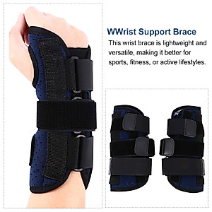 EXCEART 2 Pcs Joint Fixation Strap Removable Metal Wrist Splint Thumb Splint Brace Carpal Tunnel Brace Athletic Wrist Tape Breathable Wrist Braces Composite Cloth to Sleep Hand Rest