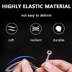 Ear Hooks Compatible with AirPods Pro 2nd Generation and AirPods Pro [Multi-Dimensional Adjustable] Accessories Compatible with Apple AirPods 3 2 1 Gen(Transparent)