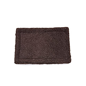 NC Hamster, Chinchilla, Rabbit Warm pad, Lamb Wool, Thickened pet nest pad, Hamster Sleeping pad, Hamster cage Placement pad Bright red