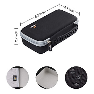 Aproca Hard Storage Travel Storage Case for Remington MB6850 Vacuum Stubble and Beard Trimmer