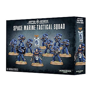 Games Workshop 99120101216" Warhammer 40K Space Marine Tactical Squad Game,5 years to 99 years