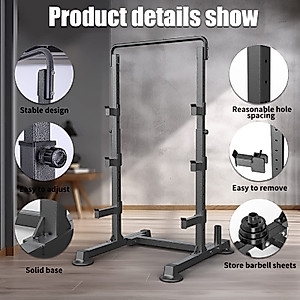 Squat Rack Cage Adjustable Squat Rack Home Gym Power Rack Pull Up Bar Power Rack Bench Press Bar