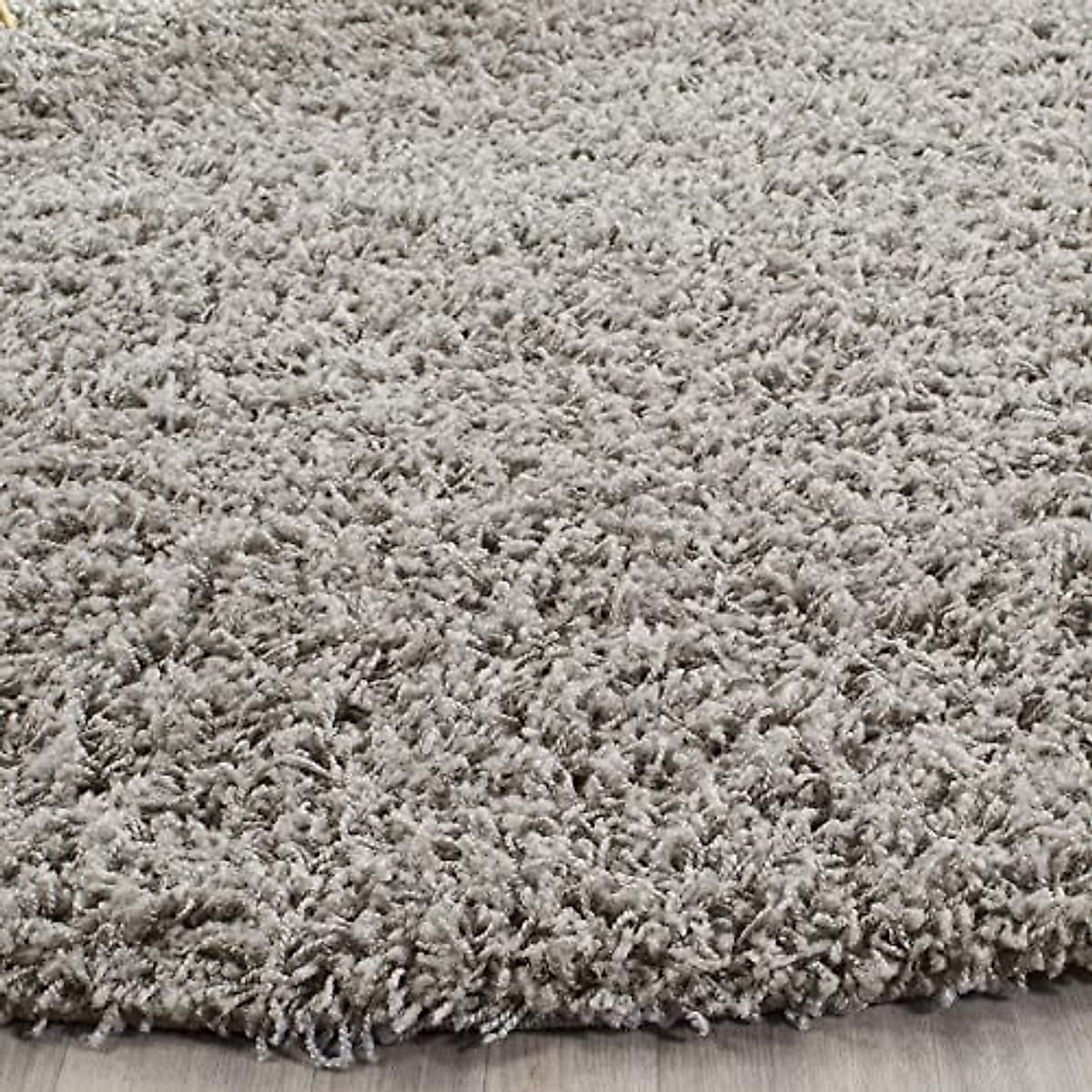 SAFAVIEH Athens Shag Collection 6'7" Round Seafoam SGA119D Non-Shedding Living Room Bedroom Dining Room Entryway Plush 1.5-inch Thick Area Rug