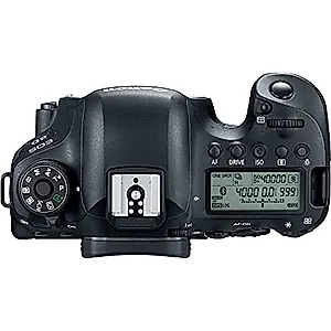 Canon EOS 6D Mark II DSLR Camera (Body Only) (1897C002) + 64GB Memory Card + Case + Photo Software + 2 x LPE6 Battery + Card Reader + Light + Flex Tripod + Hand Strap + More (Renewed)