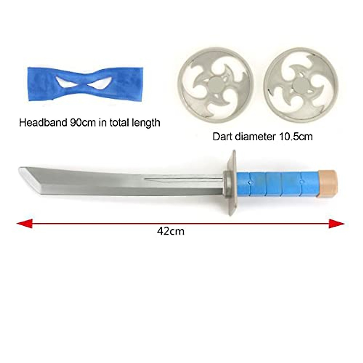 Lgtvmu Tortoise Shell, Superhero Cosplay Costume, Ninja costumes Weapon Set, Kids Halloween, Birthday Gift… (Light Green)