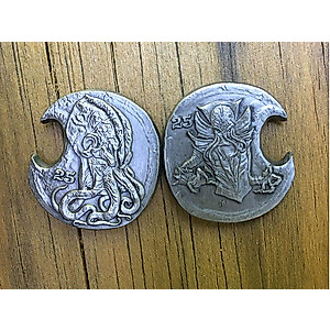 D&D Monster Adventure Coins (Set of 10 Metal Plated Novelty) RPG LARP