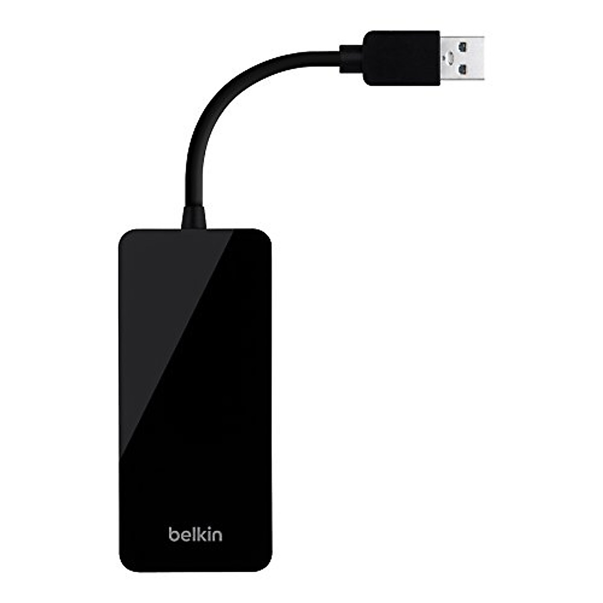 Belkin USB 3.0 Hub w/ 3 USB Ports & Gigabit Ethernet - USB Splitter - USB Hub 3.0 - USB Docking Station - Ethernet Adapter for Laptop - USB Adapter - USB Hub for Laptop - USB Ethernet Adapter - Black