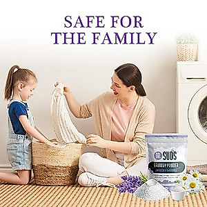 New Dr Suds Natural Laundry Detergent Powder 100+ Loads Lavender Chamomile Made with Natural Earth Minerals