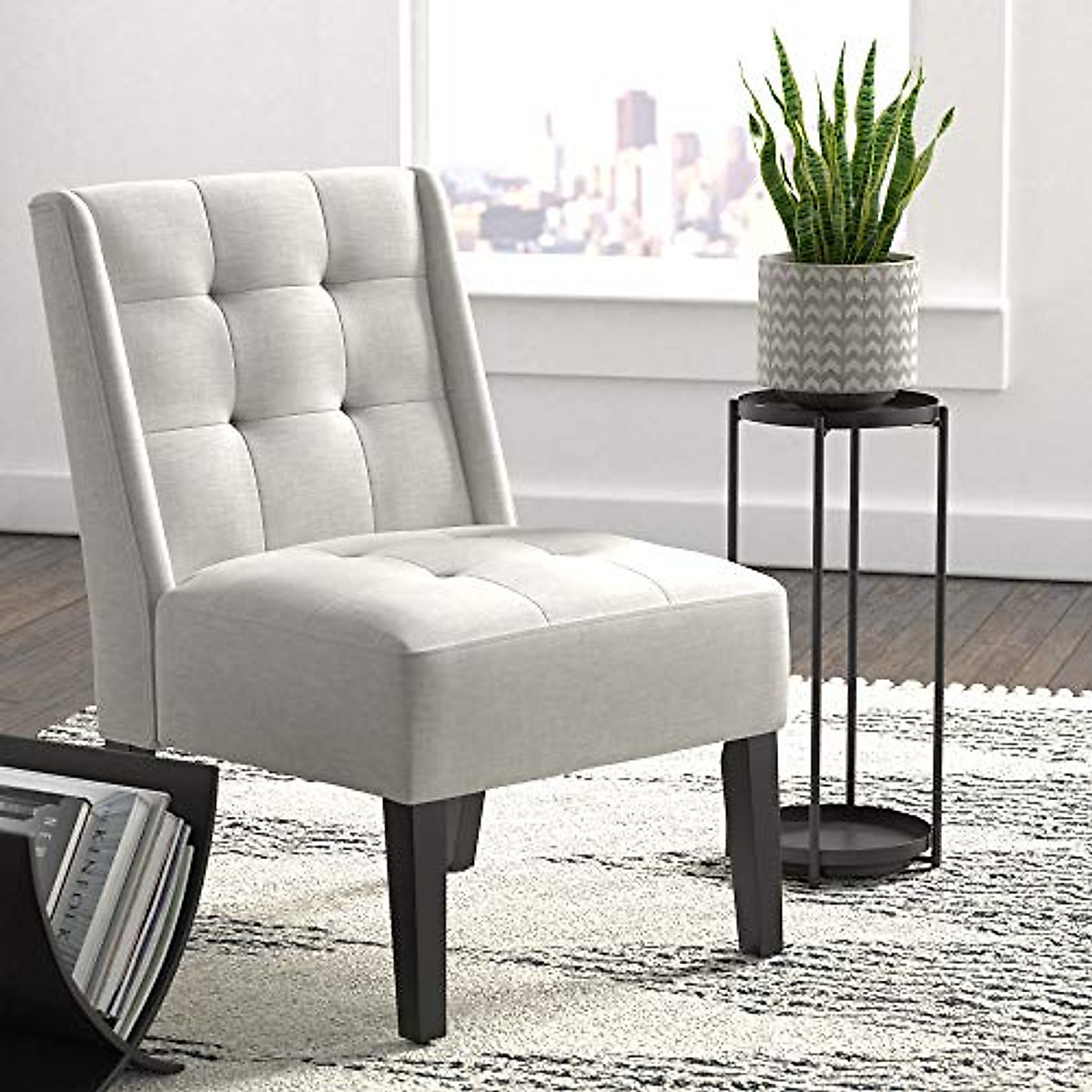 Amazon Basics Round Plant Stand, Black