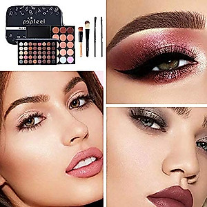 All in One Makeup Kit Makeup Kit for Women Full Kit Multipurpose Makeup Kit-Makeup Brush Set,Eyeshadow Palette,Lip Gloss Set, Makeup Bag,Eyebrow Pencil,Mascara and Face Makeup