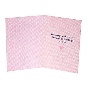 Hallmark Signature Birthday Greeting Card (Zippered Cat Pouch)