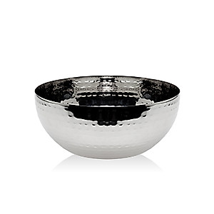 Godinger Round Hammered Nut Bowl