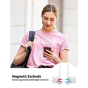 Headphones for Apple iPhone 13 14 Pro Max 12 Mini 11 XR SE3, MFi Certified Magnetic Wired Earbuds HiFi Stereo with Lightning Connector Noise Canceling in Ear Earphones with Microphone in-Ear Headsets