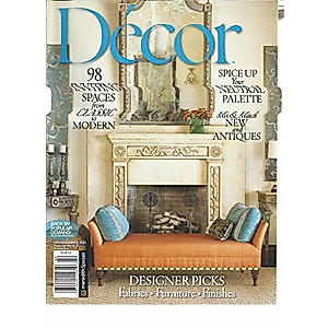 DECOR, DESIGNER PICKS FABRICS * FURNITURE * FINISHES SPRING/SUMMER, 2014