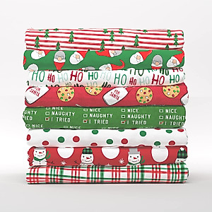 Spoonflower Fabric - Red Green White Polka Dots Christmas Holiday Celebrate Traditions Printed on Petal Signature Cotton Fabric by The Yard - Sewing Quilting Apparel Crafts Decor