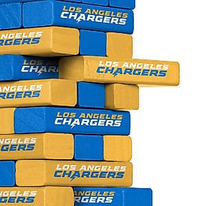 FOCO Unisex-Adult NFL Logo Stackable Blocks Game, Team Color, 9-588