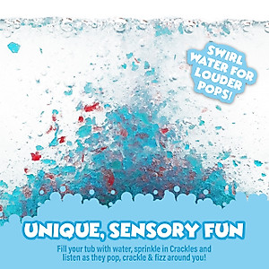 Tub Works® Bath Crackles Bath Toy, Variety 12 Pack | Nontoxic & Fragrance-Free | Makes Bath Water Crackle & Pop for a Unique Kids Bath | Swirl Water for Fizzy Fun | Sensory Kids & Toddler Bath Toys