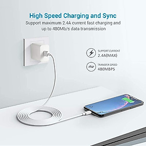 Marchpower MFi Certified iPhone Charger Cable Lightning Cable 3Pack 3FT 6FT 9FT Long iPhone USB A Charging Cord Compatible with iPhone 14 13 12 11 XS Max XR X 8 7 6S 6 Plus SE 5S 5C 5 iPad White