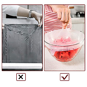 Silicone Stretch Lids Set Of 12 Elastic Reusable Microwave Food Covers Bowl Covers for Can, Cup and Glass Jars