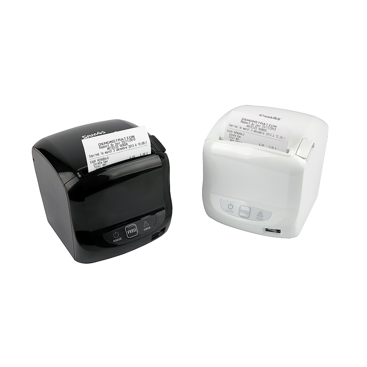 SAM4s GIANT100 Compact 3" Thermal POS Printer USB Serial Ethernet, Splash Cover Included, Black