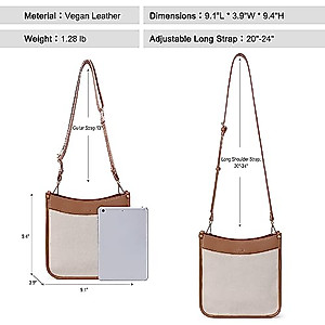 CLUCI Crossbody Bags For Women Trendy Fashion Shoulder Bag Vegan Leather Purse For Ladies with Adjustable Strap