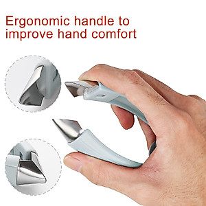 LIANGKEN Strawberry Huller Stem Remover, Potato Corer, Pineapple Corer, Tomato Corer, Fruits and Vegetables Eye Peeler, Stainless Steel Huller, Portable Kitchen Gadget.