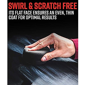 Adam’s UFO Dual Sided Car Wax Applicator – Car Detailing Waxing & Polishing Foam Pad | Use with Paste Wax, Ceramic Coating Liquid Wax, Polish, Compound & More | Auto Motorcycle Boat RV