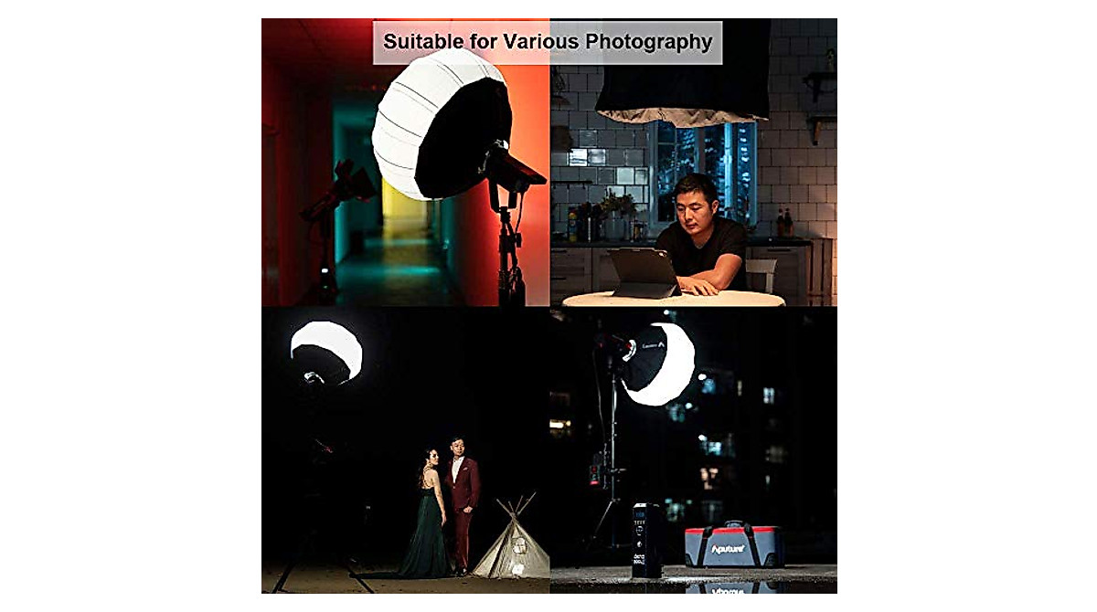 Aputure Lantern Softbox: Quick-Setup 26" Bowens Light Modifier