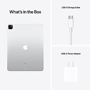 2021 Apple 12.9-inch iPad Pro (Wi‑Fi, 256GB) - Silver (Renewed)