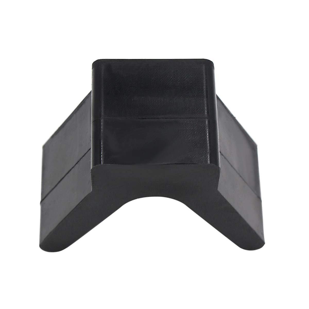UANOFCN 2" V-Style Boat Trailer Bow Stop Non Marking Polyurethane 1/2" Mounting Hole Diameter