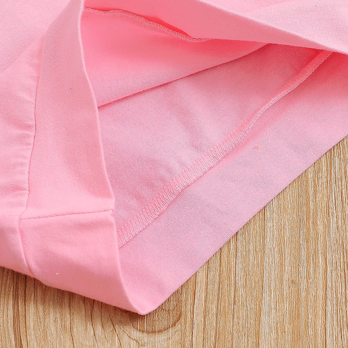 Tikoubabe Toddler Girl Clothes Baby Sweatshirt Leopard Fall Winter Outfits Long Sleeve Tops Pants Set 2 Pcs Pink 4-5 Years 120CM