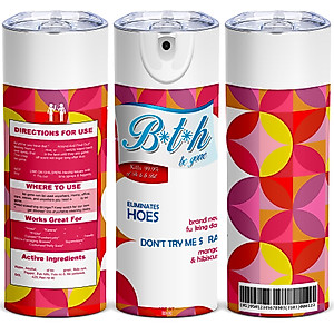 TUMBTU Be Gone 20oz Skinny Tumblers Cup Coffee Mug with Lid Funny Party Cup Reusable Insulated Stainless Steel for Hot & Cold Drinks Tea Cup Iced Coffee Travel Mug, Red - 1 Count (Pack of 1)