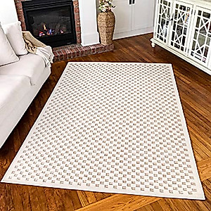 Simply Southern Cottage Lecompte Area Rug, 6' x 9', Beige