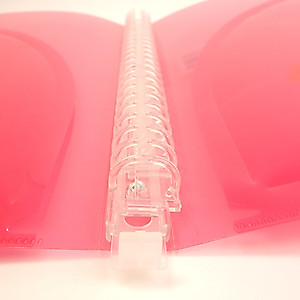 Kokuyo Campus Slide Binder, Adapt Slim, Double Pockets, B5, 26 Holes, Up to 65 Sheets, Pink, Japan Import (RU-AP711P)