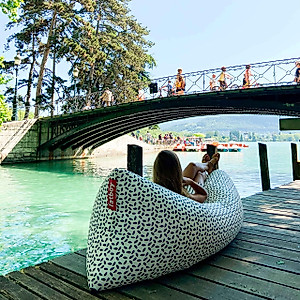 Fatboy Lamzac The Original Version 3.0 Inflatable Lounger with Carry Bag