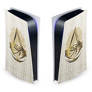 Head Case Designs Officially Licensed Assassin's Creed Eye Of Horus Origins Graphics Vinyl Faceplate Sticker Gaming Skin Decal Cover Compatible With Sony PlayStation 5 PS5 Digital Edition Console