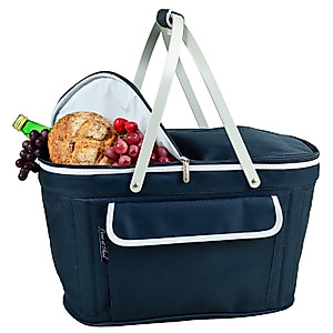 California Berkeley University Licensed Golden Bears Patented Insulated Folding Picnic Basket Cooler- Designed & Quality Approved in The USA